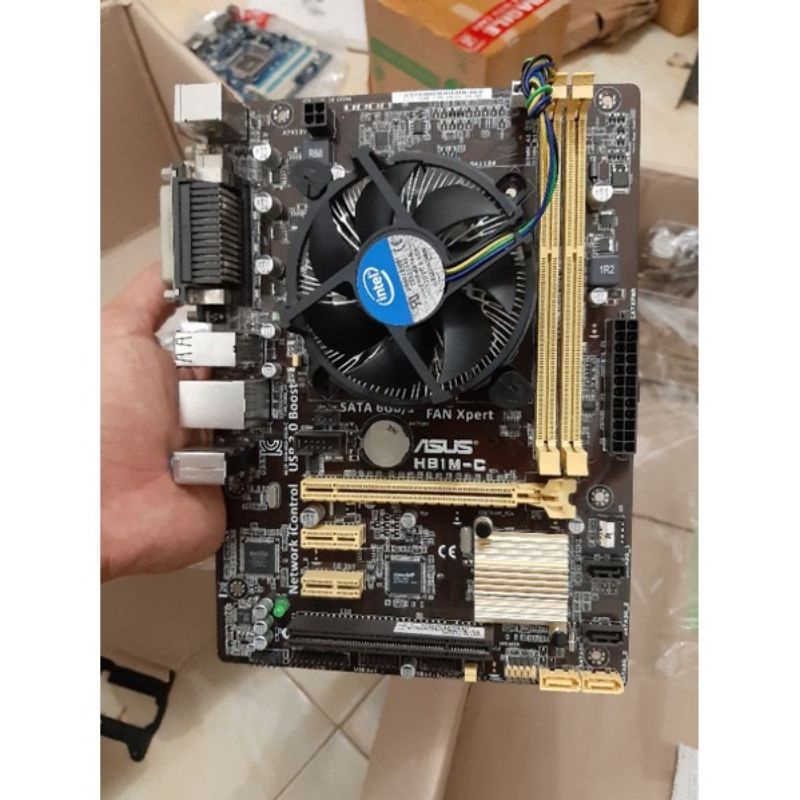 Asus GIGABYTE H81 proc i3 4170 FAN new mobo package | Shopee Malaysia