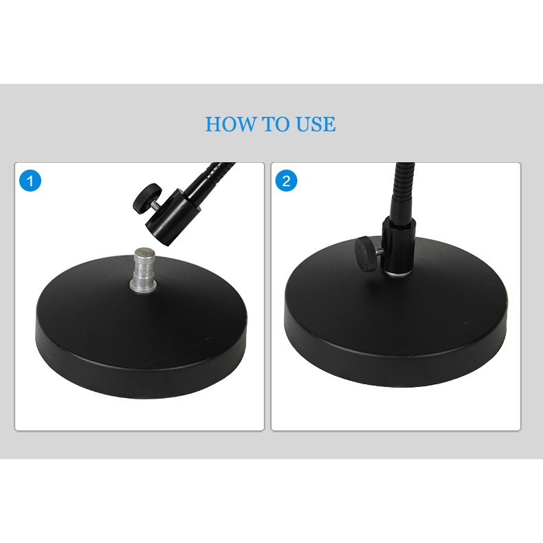 🔥 Ready Stock 🔥 Concept F BS-7 Weighted Ring Light Table top Base for ...