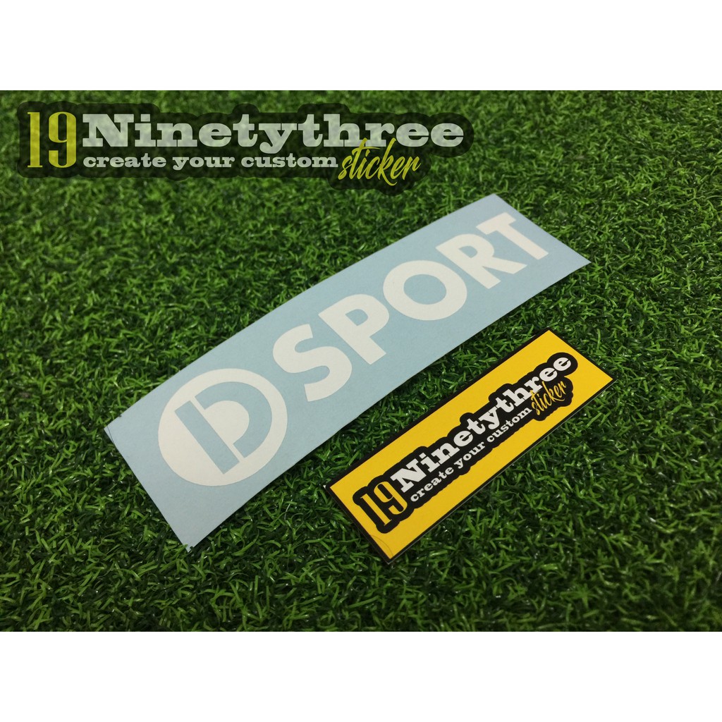 d sport sticker -(1 INCI X 5 INCI) | Shopee Malaysia