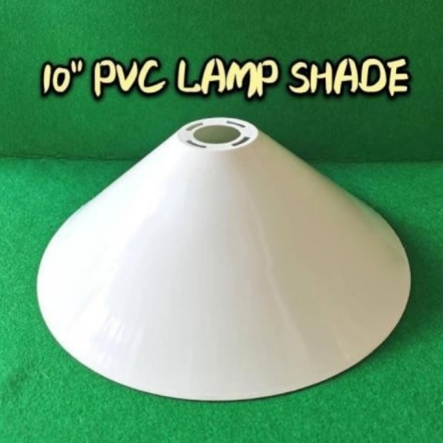 10" PVC LAMP SHADE / COVER (White) | Shopee Malaysia