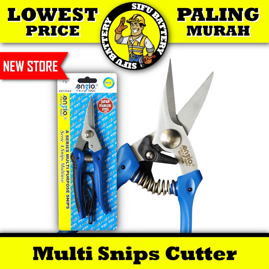 ENGIO SNIPS Multi Purpose Heavy Duty Stainless Steel Scissor For Cable ...