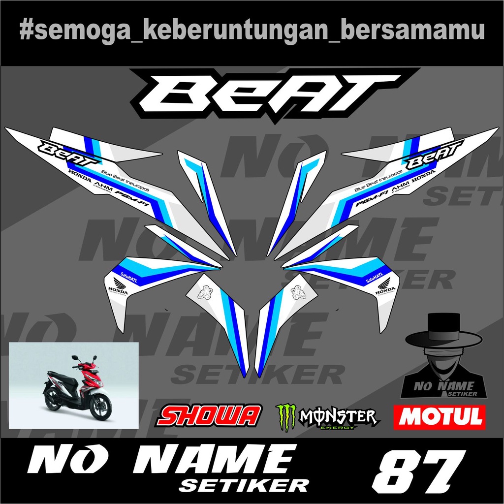 Striping Stickers Beat Esp Motorcycle Stickers (87) 2016 2017 2018 2019 ...