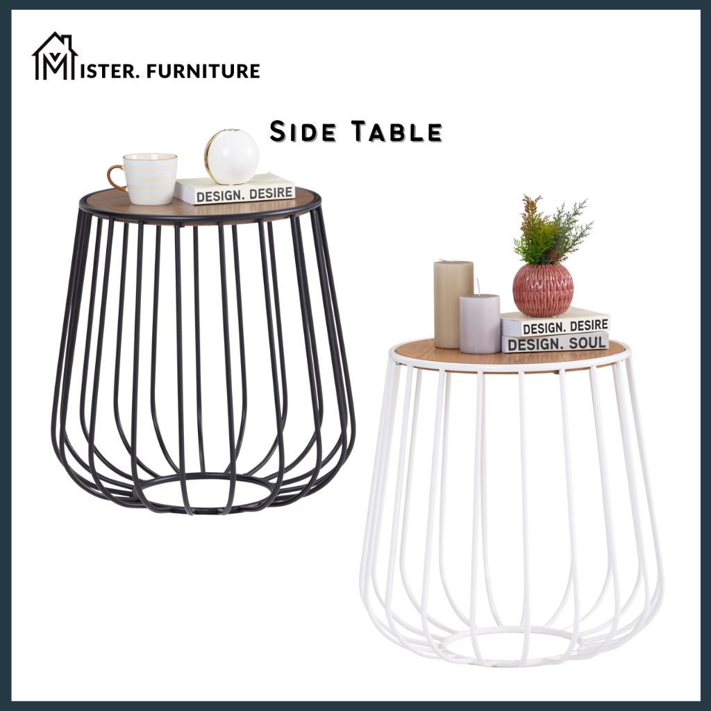 [SIAP PASANG] GABIA Side Table Living Room Table Meja Coffee Table ...
