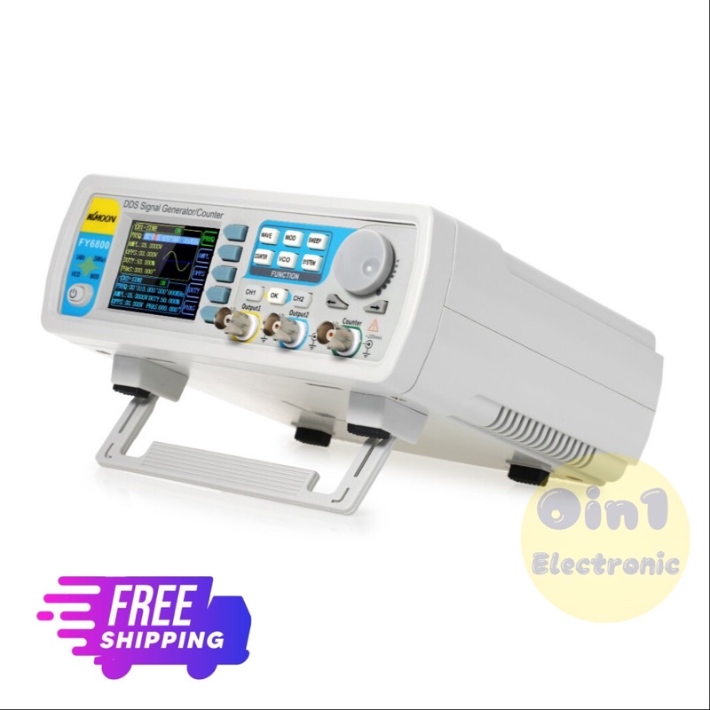 KKMOON FY6800-60M 60 MHz DDS Dual-channel Signal Generator Willekeurige ...