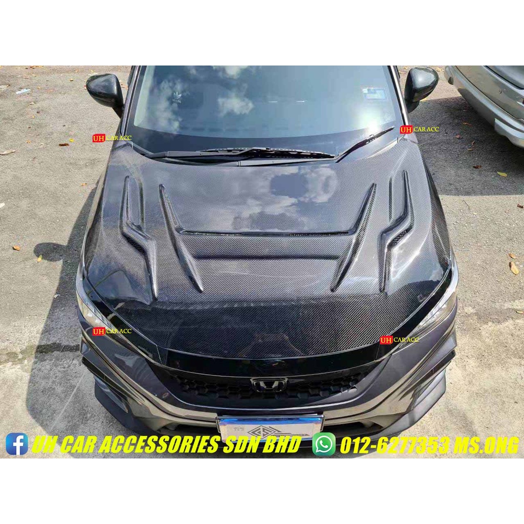 HONDA CITY GN2 2020 2021 2022 THAILAND CARBON FIBRE FRONT BONNET BONET ...