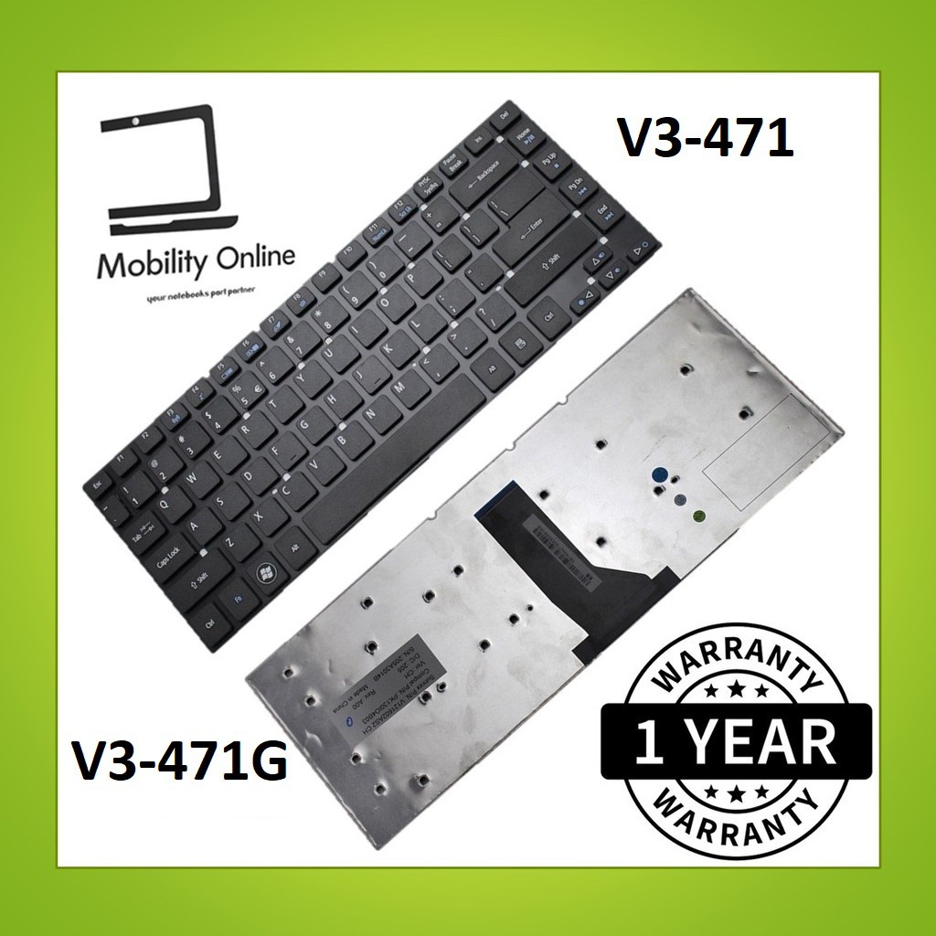Acer V3-471 V3-471G V3-472 V3-472G V3-472P Laptop Keyboard | Shopee ...
