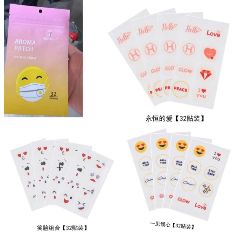 Hanna GLOW PATCH Aromatherapy MASK Sticker FOR MASK MASK PATCH MASK | Shopee Malaysia