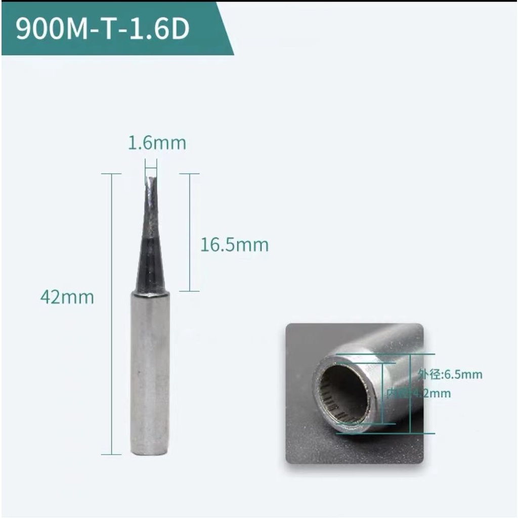 Soldering Iron Tip 900M-T Solder Iron Replacement for Hakko/Kasadi/Suhaite/Saike/Kada 933, 936 ...
