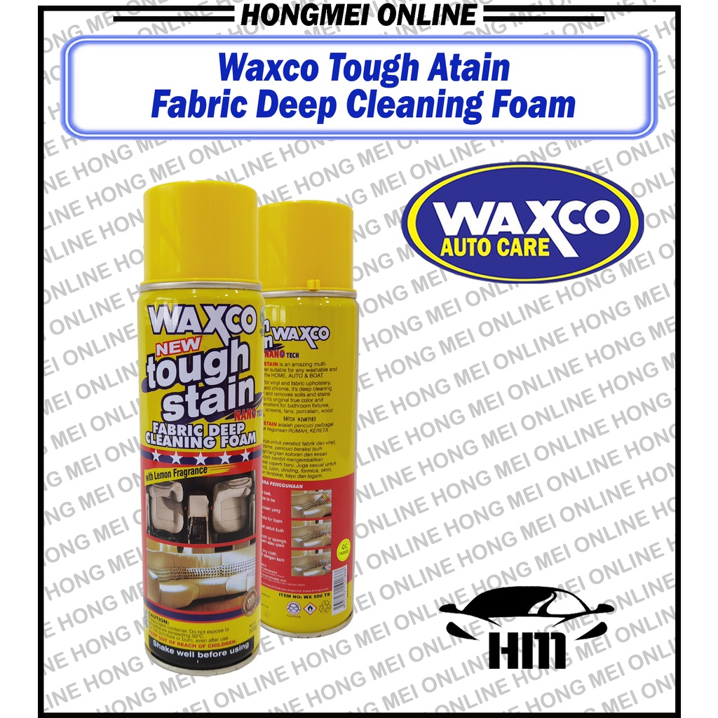 WAXCO Tough Stain Fabric Deep Cleaning Foam(500GM) - 1BTL | Shopee Malaysia