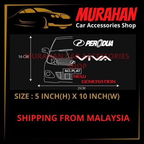 [ Ready Stock ] Perodua Viva elite new generation shape&word high grade ...