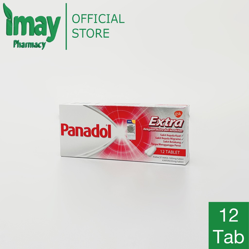 Panadol Extra Tablet Pain Relief for Strong Headache and Tough Pain (12 ...