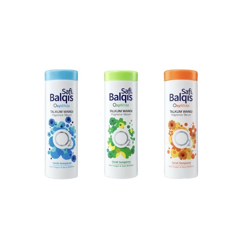 Safi Balqis OxyWhite Talcum Wangi 90g | Shopee Malaysia