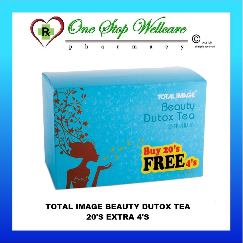 TOTAL IMAGE BEAUTY DUTOX TEA 20'S EXTRA 4'S (EXP:08/2026) | Shopee Malaysia