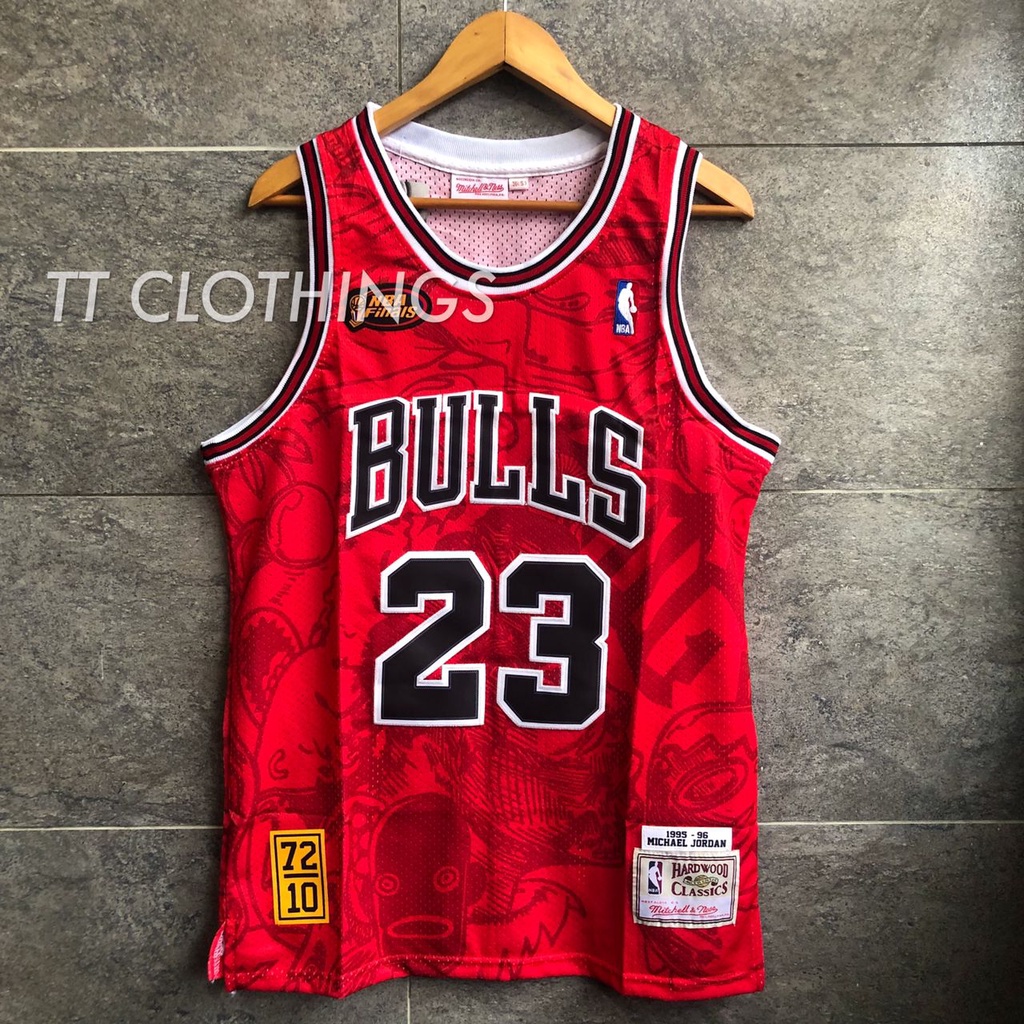 [MY Ready Stock] Michael Jordan #23 x HEBRU Red Special Edition NBA ...