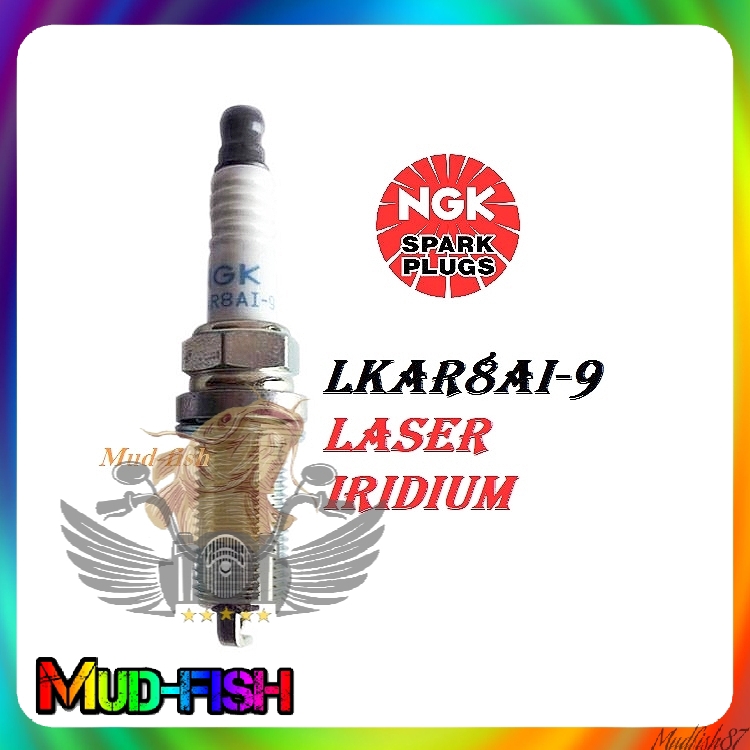 NGK LKAR8AI-9 LASER IRIDIUM SPARK PLUG For KTM DUKE 200/390/690, PULSAR NS200 , DOMINAR 400 ...