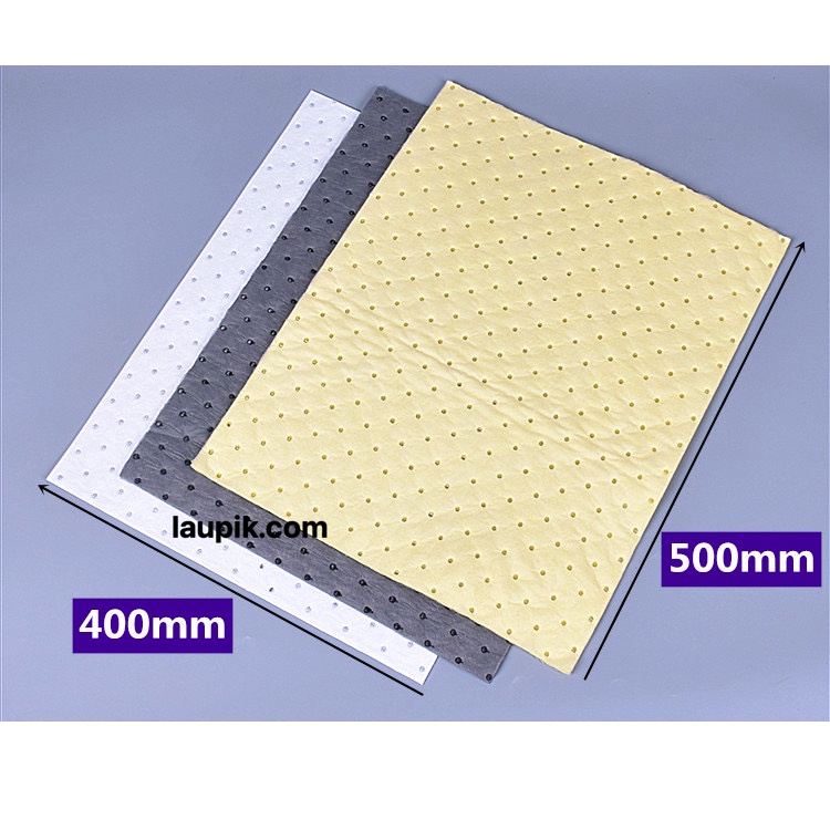 Liquid Chemical Spill Control Absorbent / Sorbent Pad For Oil & Aqueous ...