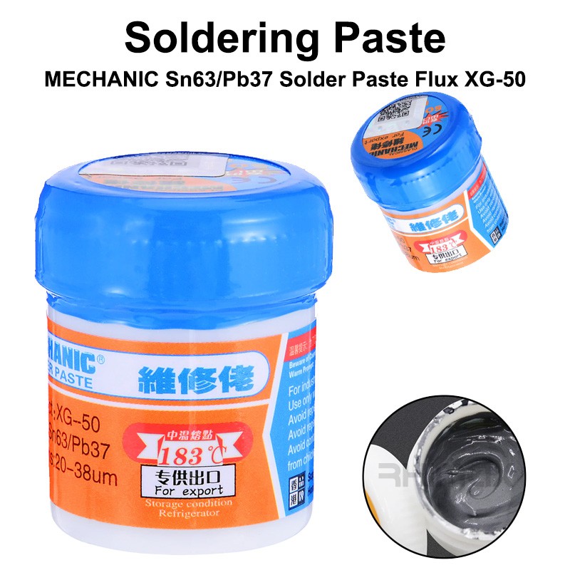 MECHANIC Welding Fluxes Solder Paste XG-50 PCB BGA SMD SMT Sn63/Pb37 Soldering Iron Station Flux ...