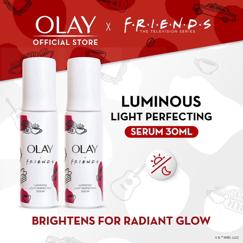 [Bundle of 2] Limited Edition Olay x FRIENDS Luminous Light Perfecting Essence 30 ml | Shopee ...