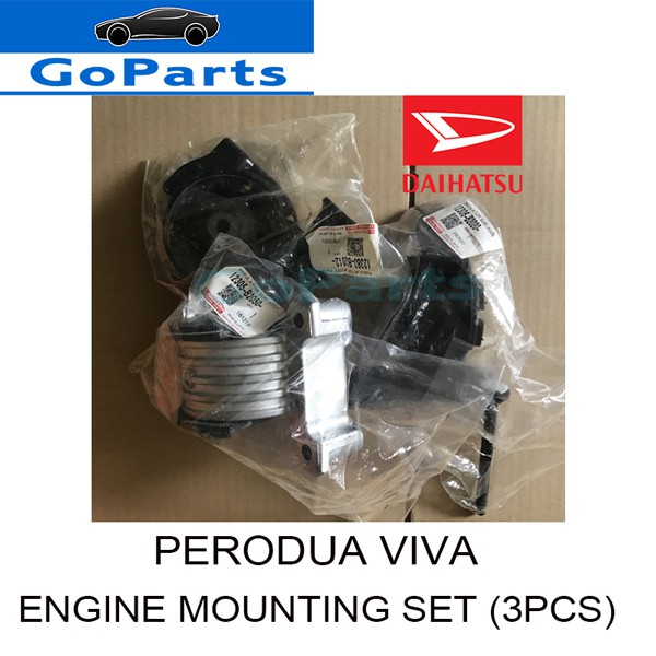 PERODUA VIVA 660 / 850 AUTO MANUAL ENGINE MOUNTING SET 100% ORIGINAL ...