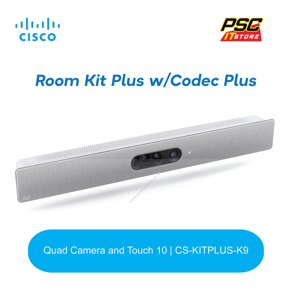 Cisco Webex Room Kit Plus w/Codec Plus Quad Camera and Touch 10 | CS ...