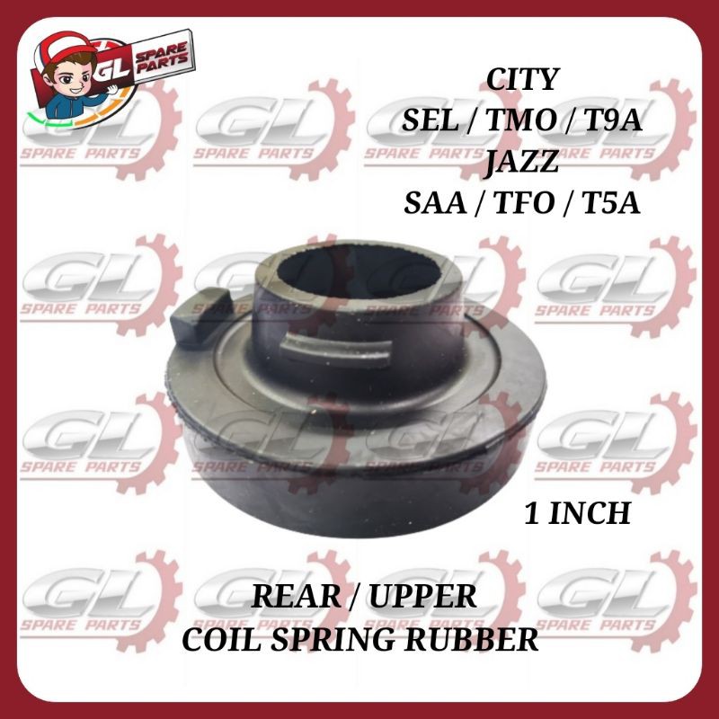 COIL SPRING RUBBER REAR UPPER 1 INCH HONDA CITY SEL TMO T9A JAZZ SAA ...