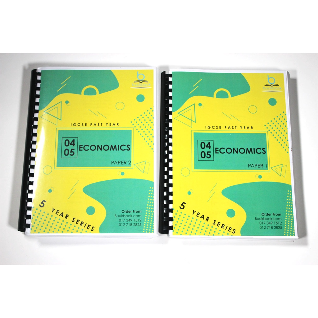 IGCSE Past Year Papers Economics 0455 5yr1v | Shopee Malaysia