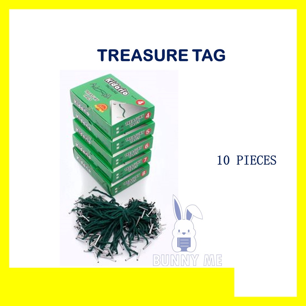 KIDARIO TREASURY TAGS / TALI HIJAU 10'S (4T/5T/6T/7T/8T/9T/10T ...