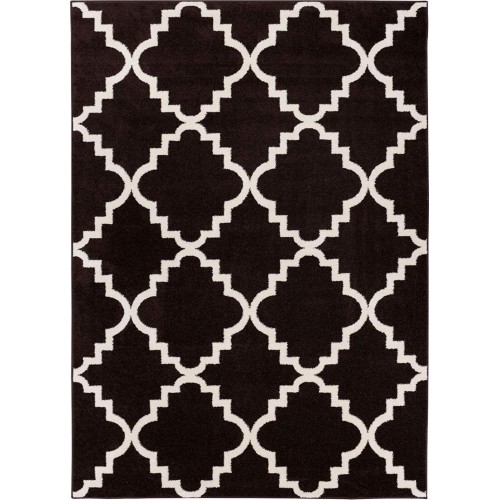 Area Rug Modern Geometric Wavy Lines Area Rug Living Dining Room ...