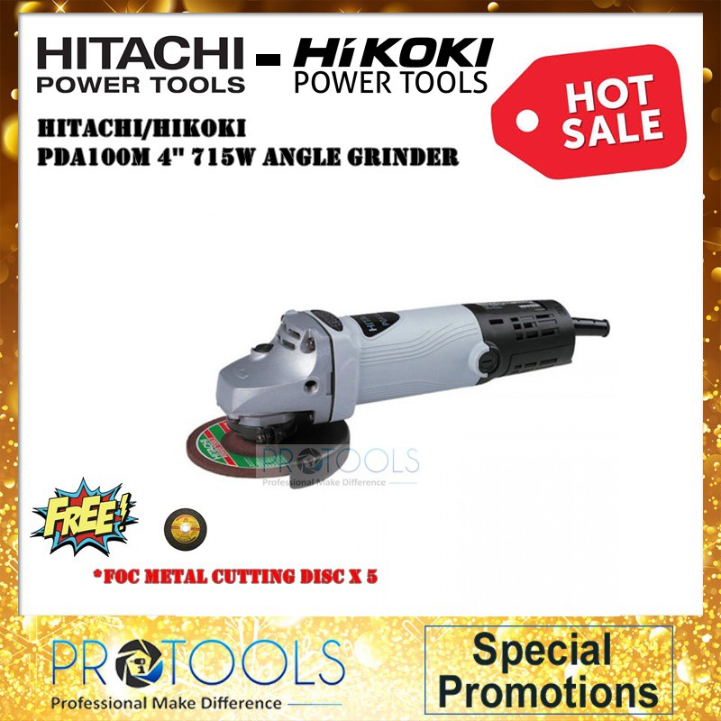 HITACHI PDA100M 715WATT 4INCH GRINDER - MADE IN JAPAN | Shopee Malaysia