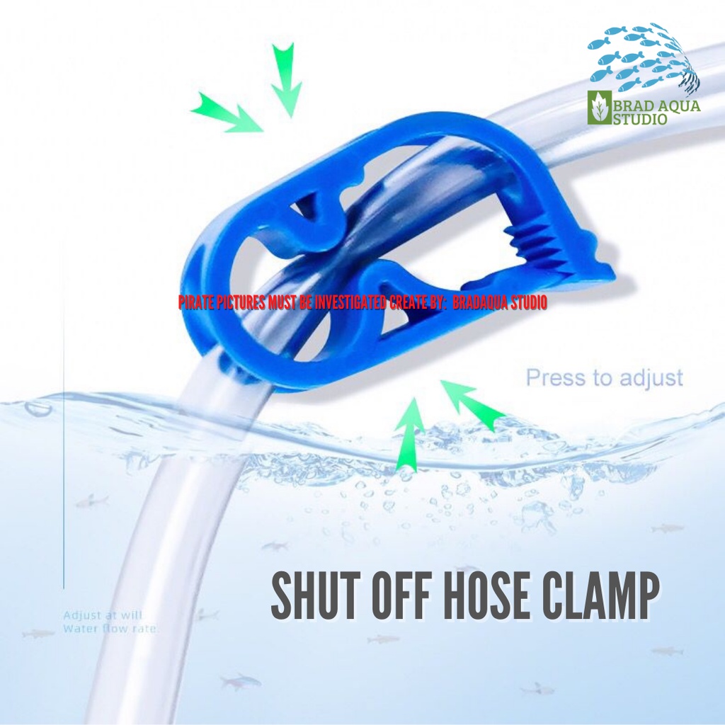 AQUARIUM Plastic Tube Tubing Clamps, 1/2" Tube OD Shut Off Hose Clamp ...