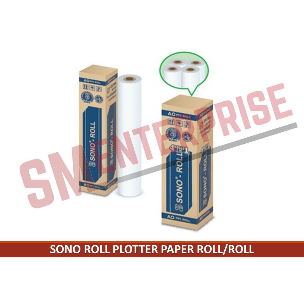 Sono Roll Plotter Paper Roll / Roll (Plan Printing Paper) | Shopee Malaysia