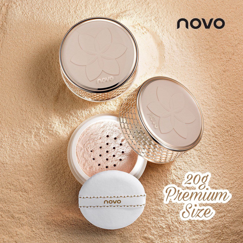 CLOT Novo Premium Size Loose Powder Natural Setting Powder Waterproof ...