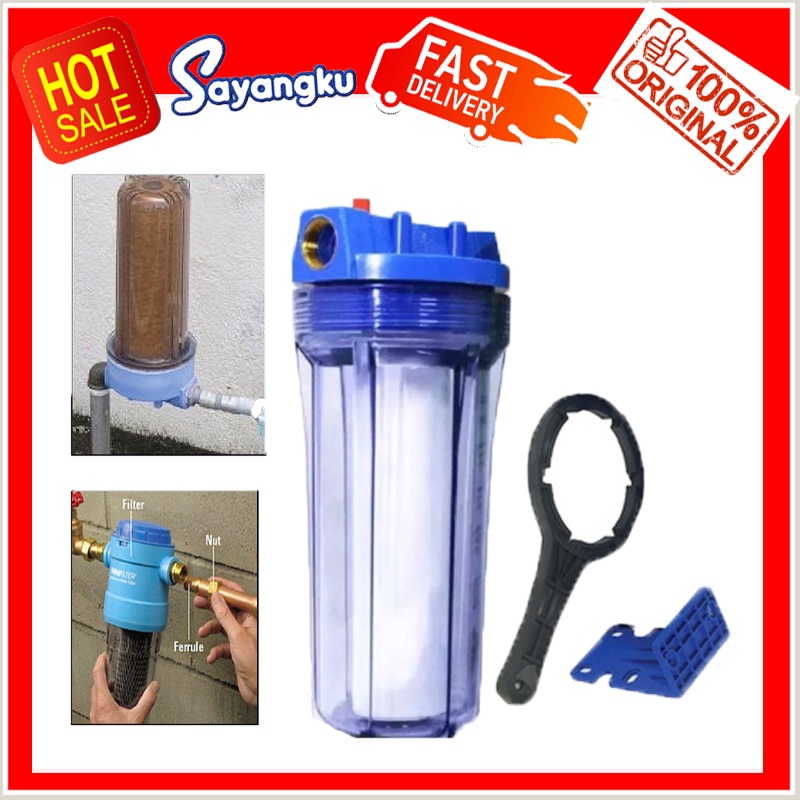 ISANO Water Filter 10' 1630TH Transparent Housing Water Filter 1630TH ...