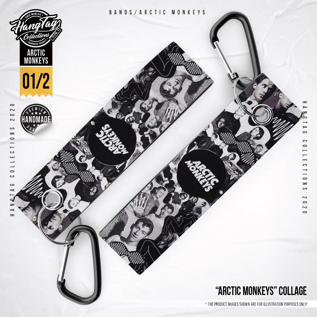 (READY STOCK) ARCTIC MONKEYS - Collage 1/2 - Key tag / Keychain ...