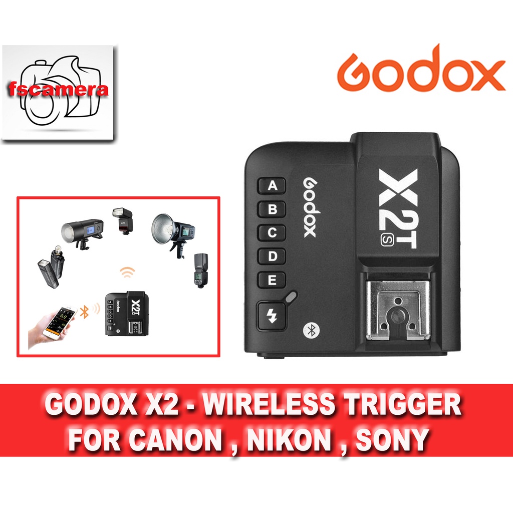 GODOX ORIGINAL TRIGGER X2T TTL CANON/SONY/FUJIFILM/NIKON | Shopee Malaysia