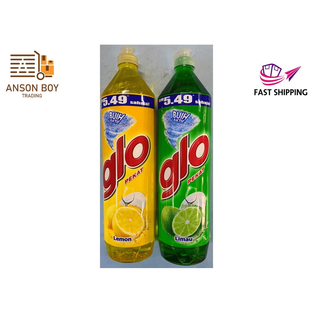 [READY STOCK] GLO CECAIR CUCI PINGGAN/GLO LIQUID DISHWASHER 800ml LEMON ...