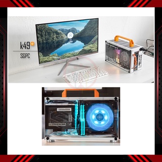 SGPC K49 ITX Vertical GPU Desktop PC Case Casing Type C USB3.0 SFX ...