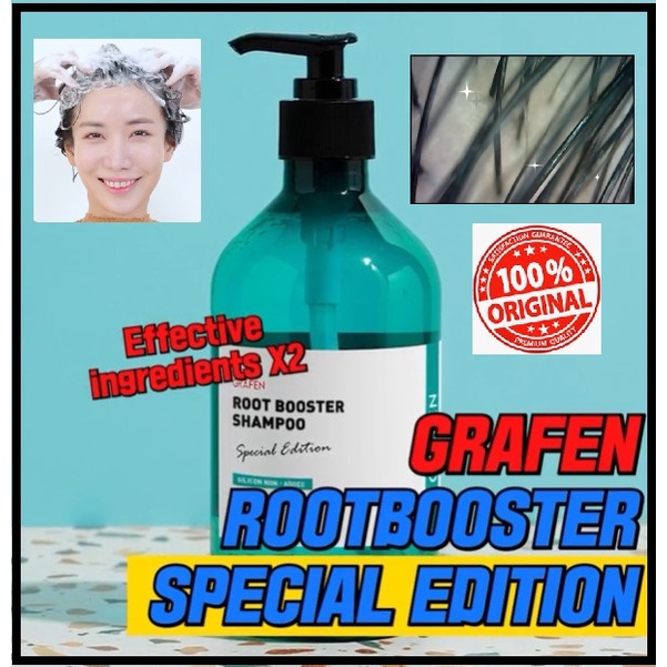 100% ORIGINAL Syampu Rambut Korea Root Booster Shampoo 500ml [Anti-Hair ...