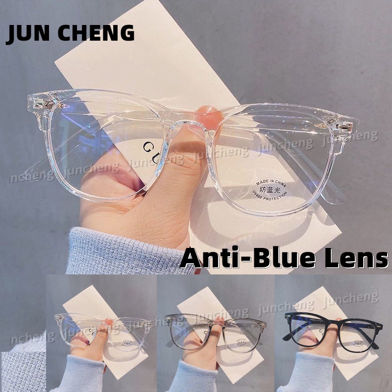 [Ready Stock] Square Spek Korean Fashion Spec Glasses transparent ...