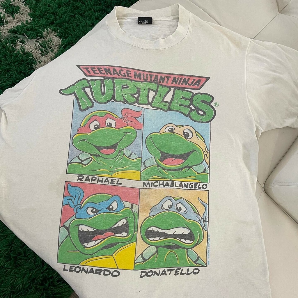 Teenage Mutant Ninja Turtles Tee 90S Tmnt 1990 Mirage Studios | Shopee ...