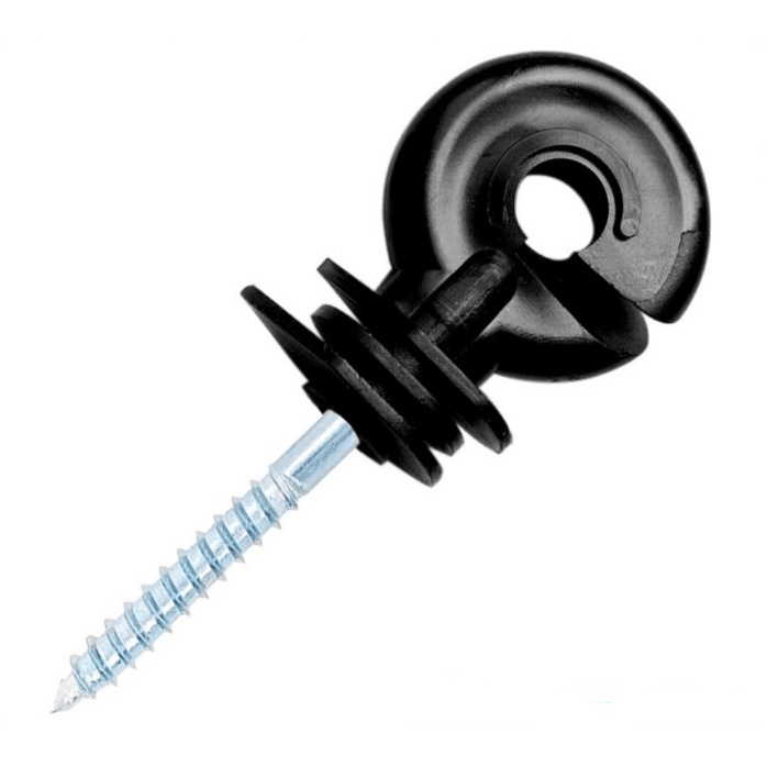 1PC Ring Hooks Wood Post Insulator Electric Fence Fencing Pagar ...