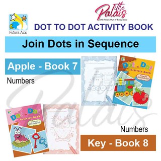 Dot to Dot Drawing/ Coloring Activity Book 18 Pages Early Learning/ Dot ...