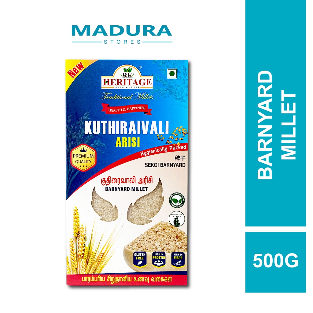 RK Heritage Banyard Millet Kuthiraivali Arisi 500g (Beras) | Shopee ...