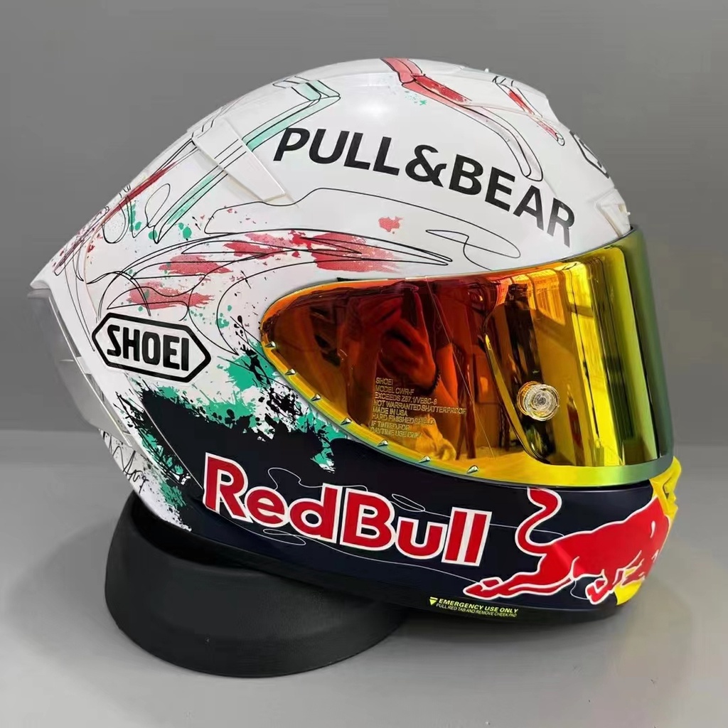 New SHOEI X14 Graffiti / X14 Red Bull / Full Face Helmet / SHOEI Red ...