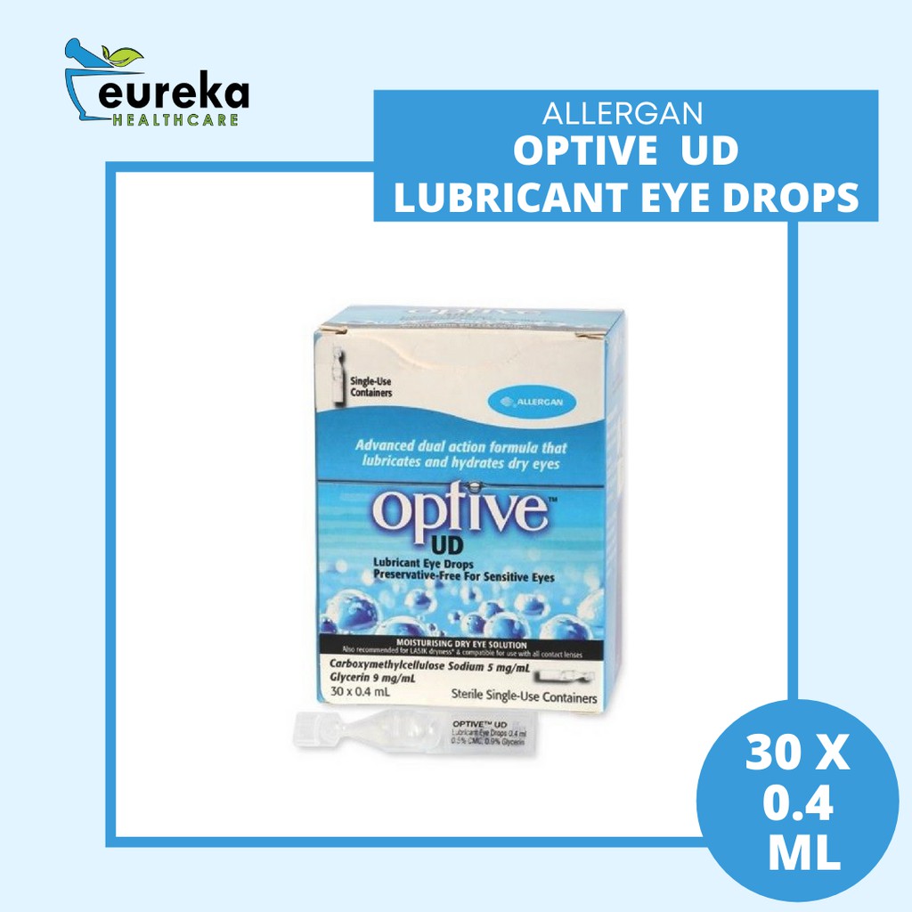ALLERGAN OPTIVE UD LUBRICANT EYE DROPS 30 X 0.4M/BOX | Shopee Malaysia