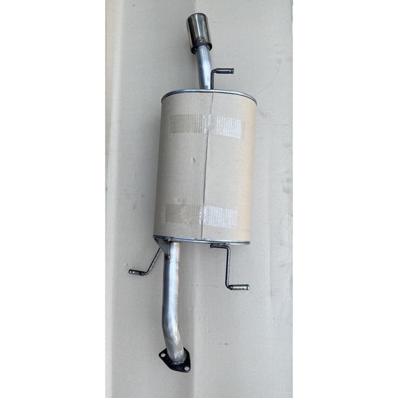 Proton Wira (Big) Muffler with stainless steel tip single original pnp ...