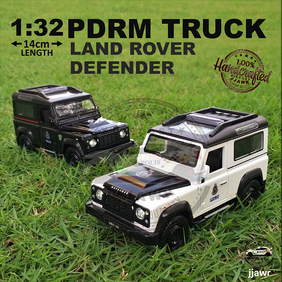LORI POLIS: 1:32 Landrover Defender PDRM Truck Model Diecast Toy Car ...