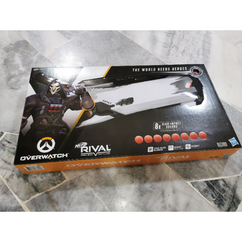 Hasbro Overwatch Reaper (Wight Edition) and 8 Overwatch Nerf Rival ...