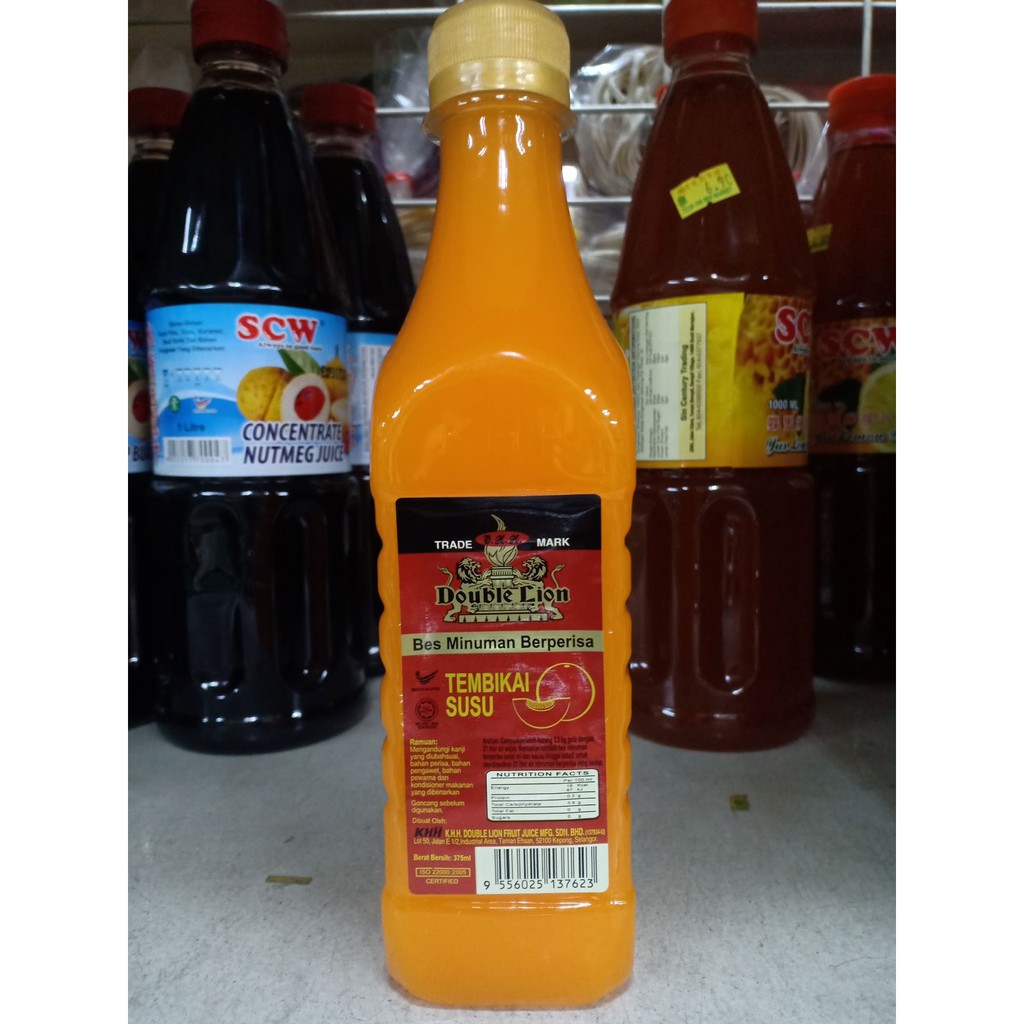 Double Lion Bes Minuman Berperisa Pati Tembikai Susu Honeydew Syrup ...