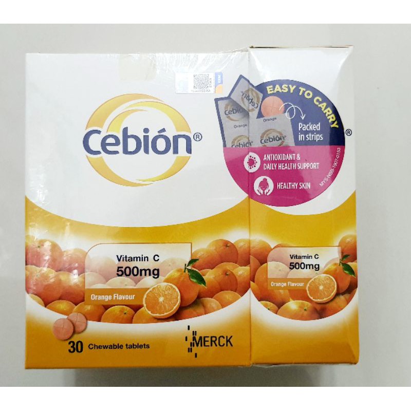 CEBION ORANGE CHEWABLE TABLETS 30SX3 EXP 2024.02 | Shopee Malaysia